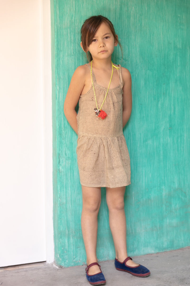 Honey Check Dress – World of Crow