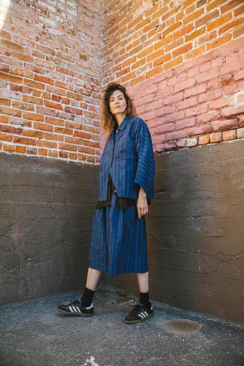 Vintage Navy Blue Skirt – World of Crow